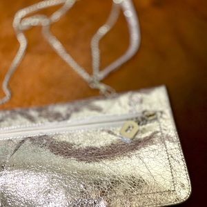 Sorial | Bags | Sorial New York Vegan Leather Silver Crossbody Bag ...